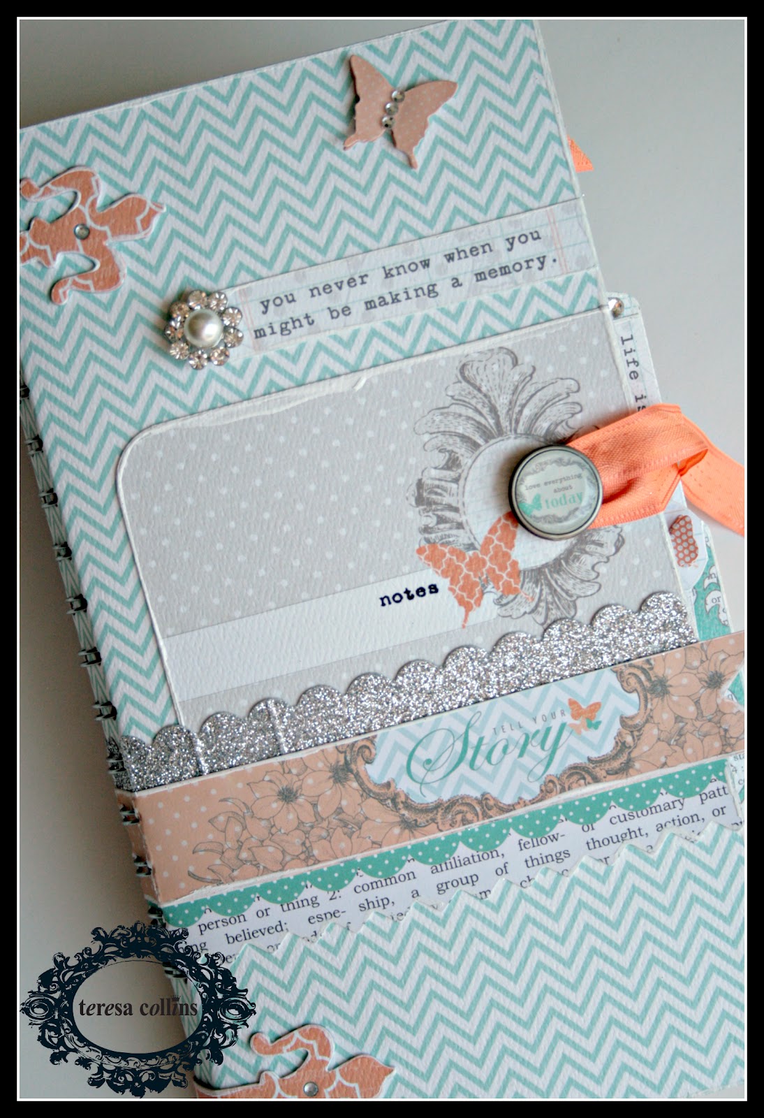 CHerInspirations: Journal book using Teresa Collins Tell Your Story