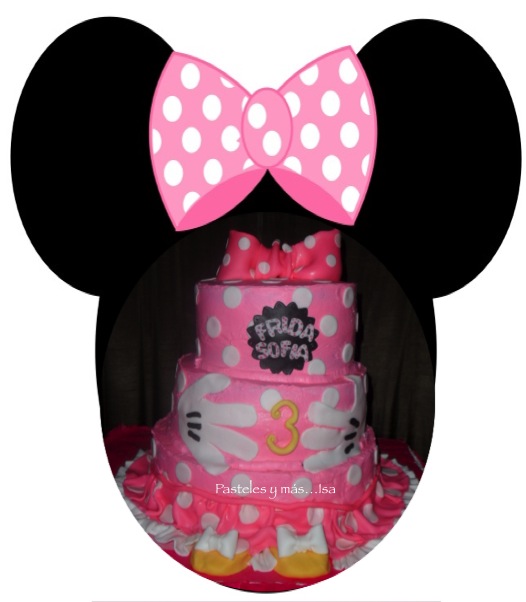 Pastel de Minnie rosa - Imagui