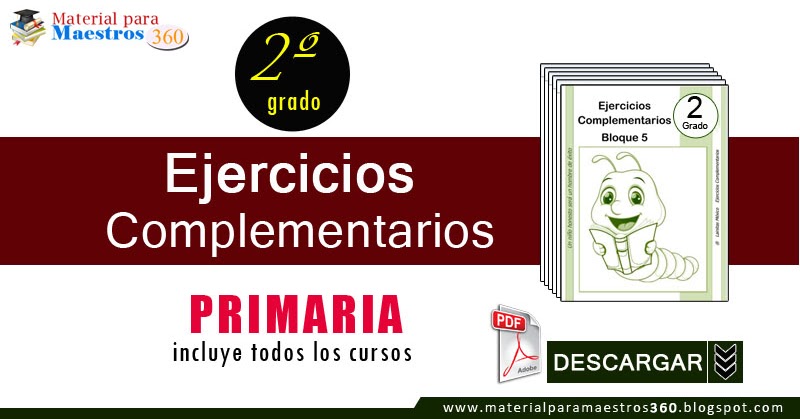Ejercicios Complementarios Bloque 5 - Segundo Grado primaria