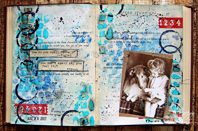 Triple the Scraps: Art {Journaling} How Do You Spell Love?