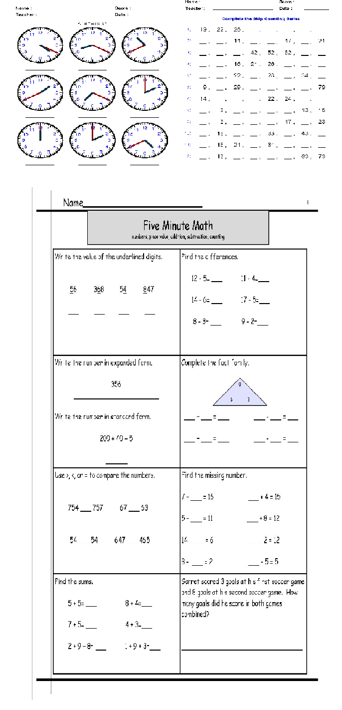 Pedagogy of Mathematics: Work Book & Work Sheets in Mathematics