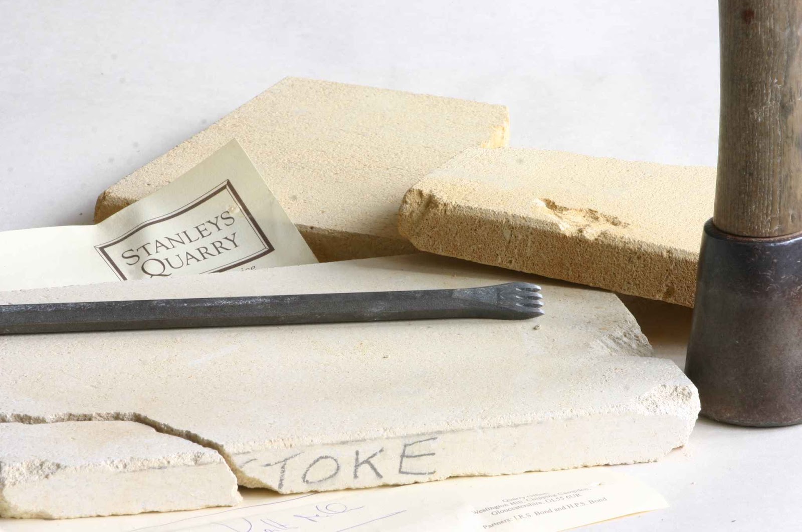 Jennifer Tetlow - Stone Sculpture Journal: Stone Samples