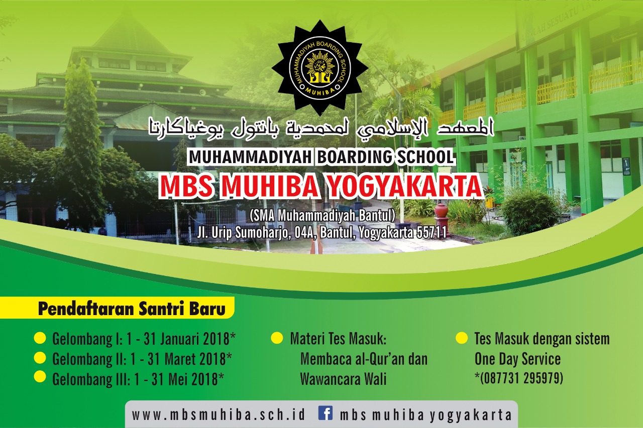 PROFIL VISI DAN MISI MBS MUHIBA YOGYAKARTA / MUHAMMADIYAH BOARDING ...