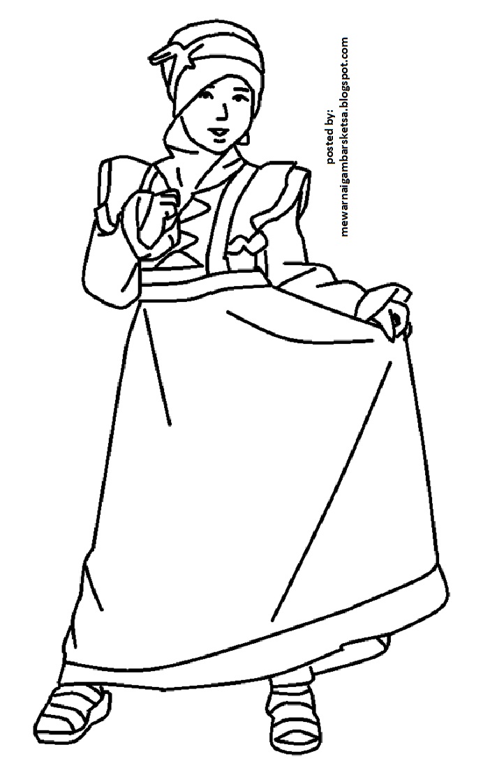 Muslim Princess Coloring Pages Coloring Pages