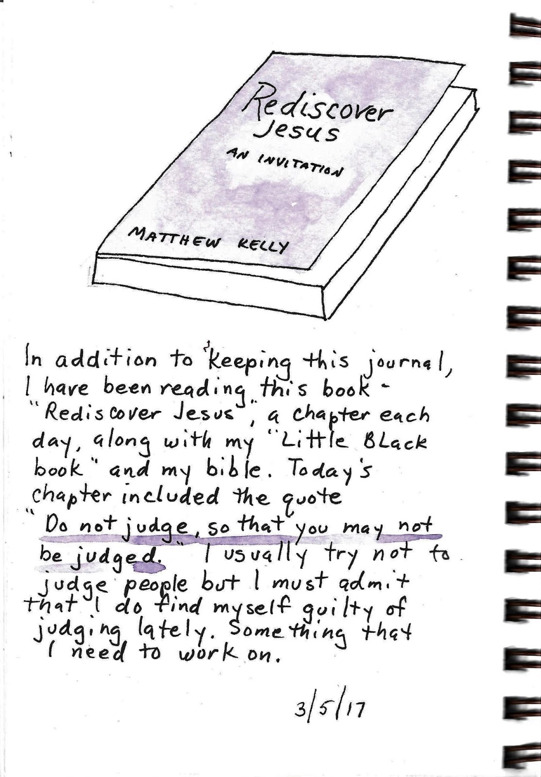 iSketch4Fun: Lenten Journal Day 3 and 5