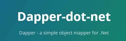 Nam Lê: Tìm hiểu Dapper - a simple object mapper for .Net
