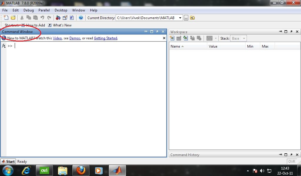 VK's Blog: MATLAB Command Window