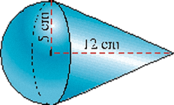 Ejercicios del Volumen de un Cono. - Matemática Serie 23