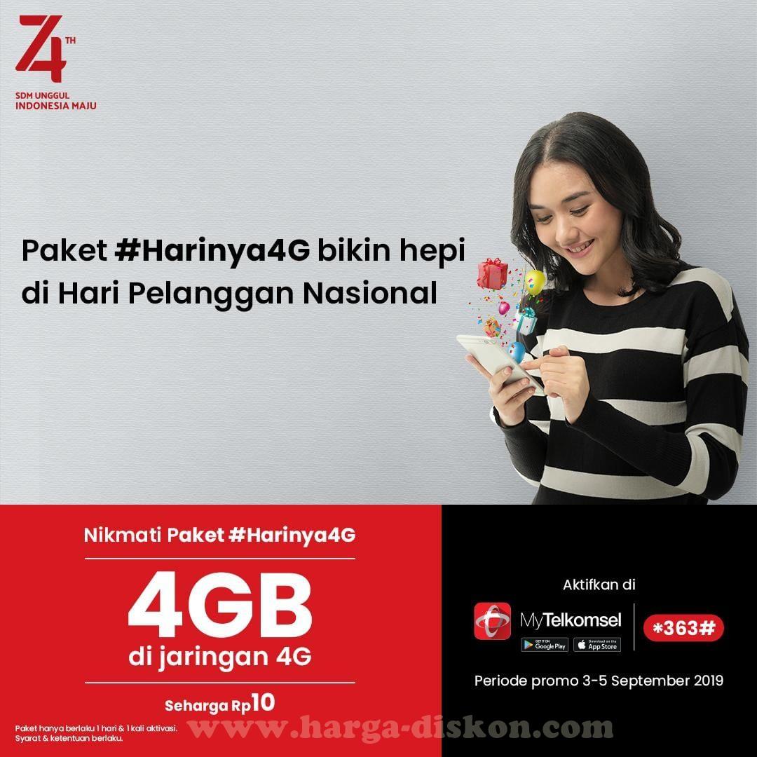 Promo TELKOMSEL Terbaru Spesial Hari Pelanggan Nasional