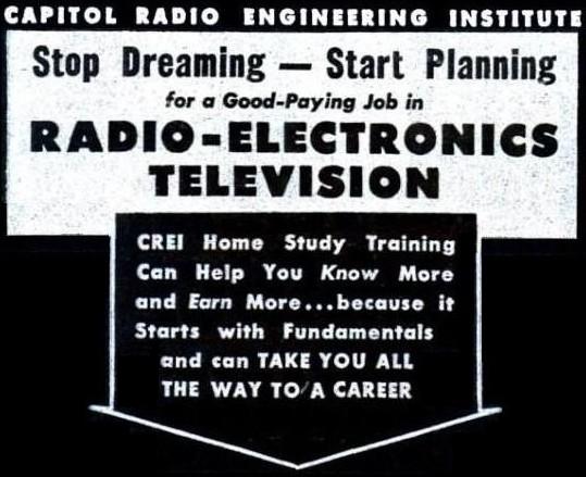 ARCANE RADIO TRIVIA: Capitol Radio Engineering Institute