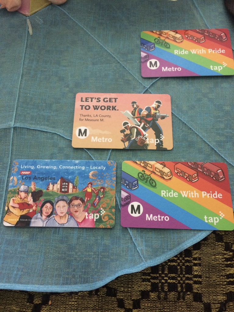 Tap Cards of Metro Los Angeles: 2017