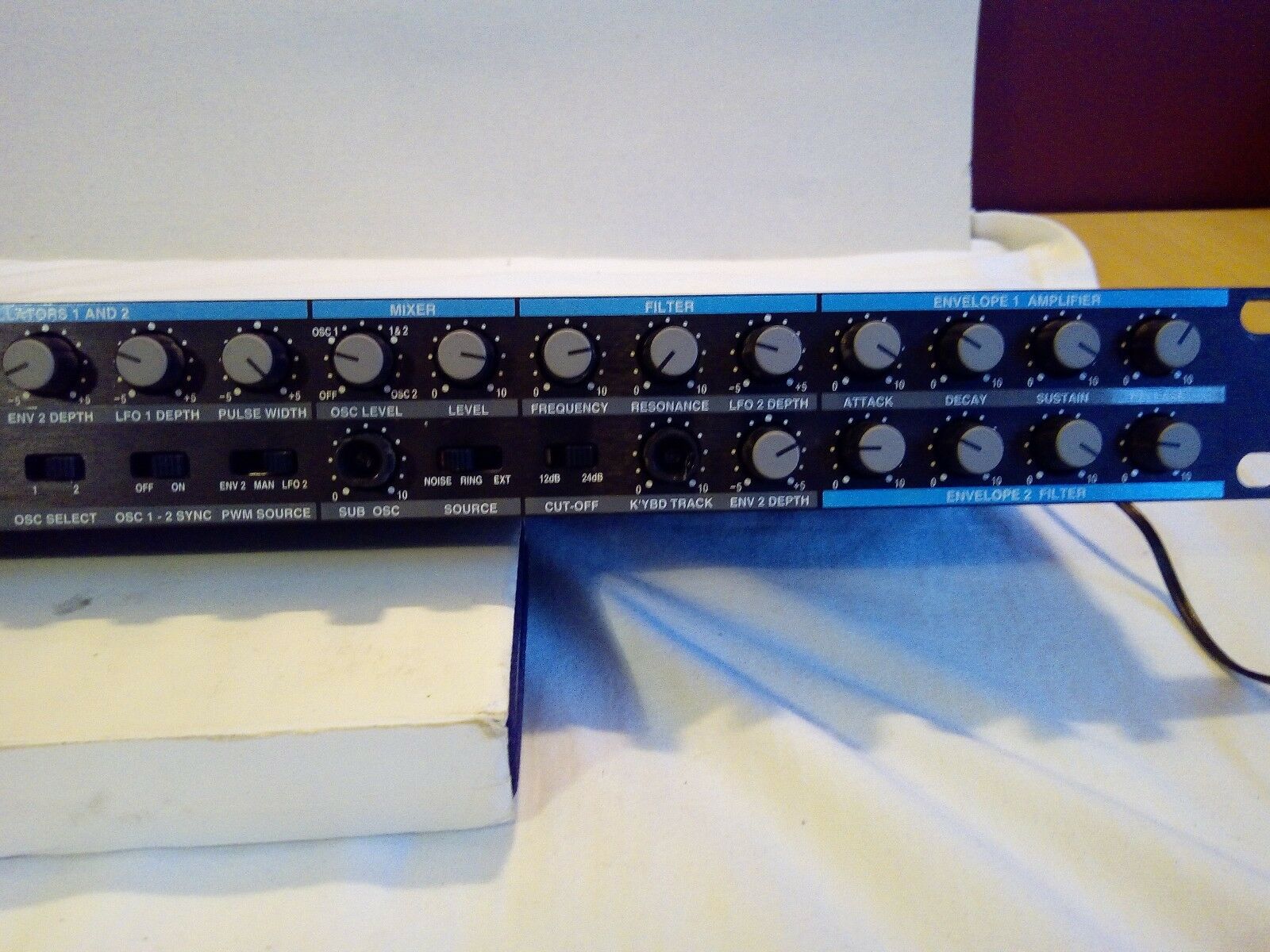 MATRIXSYNTH: Novation Bass Station Analog Rack Synth SN 020312