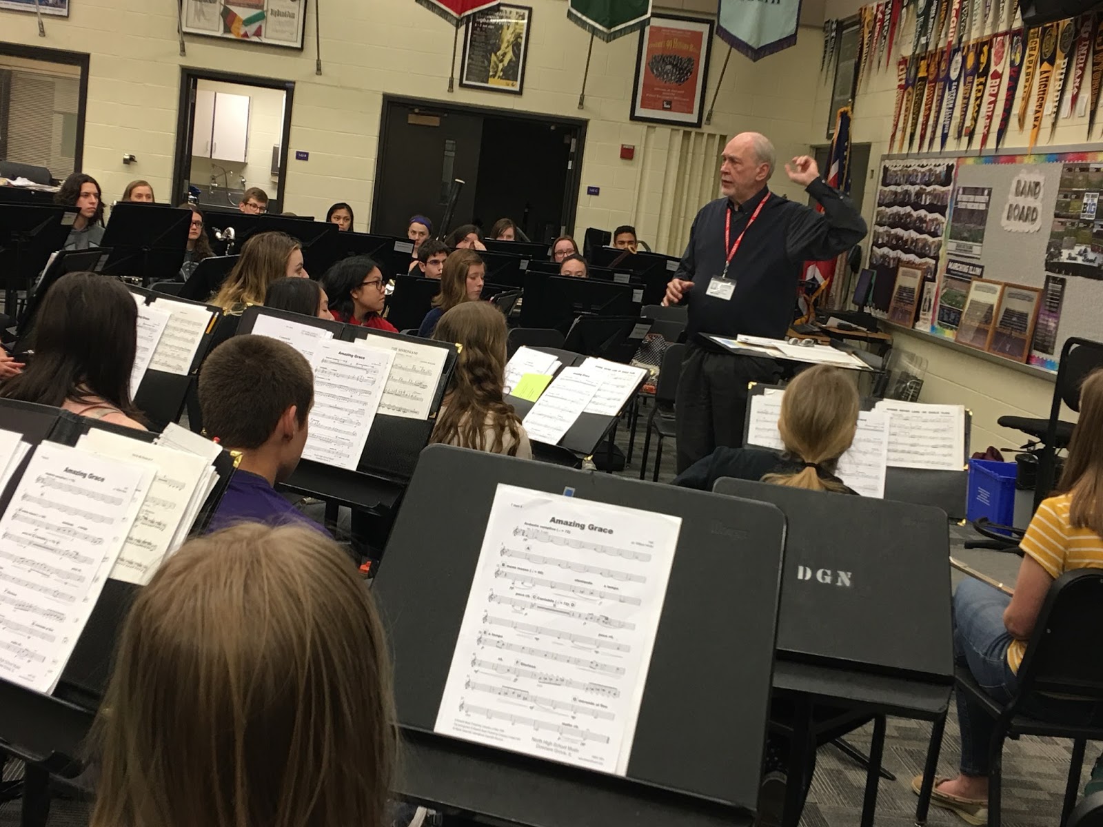 Downers Grove North High School Bands: Composer William Himes Visits ...