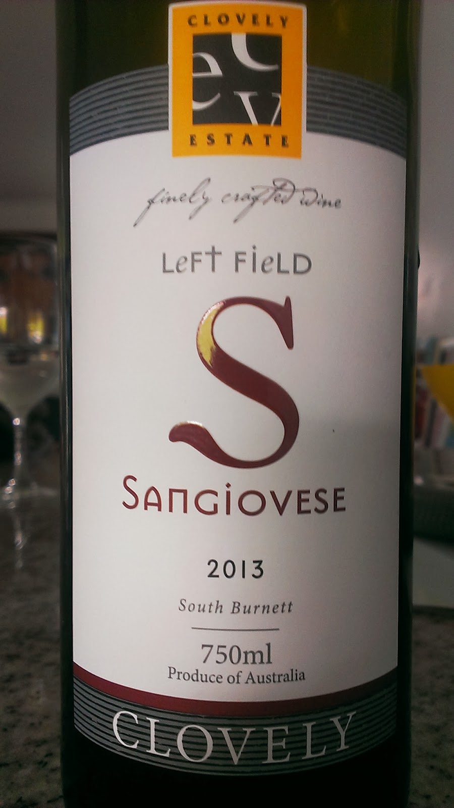 Clovely Estate Left Field Sangiovese 2013 - QWine Reviews