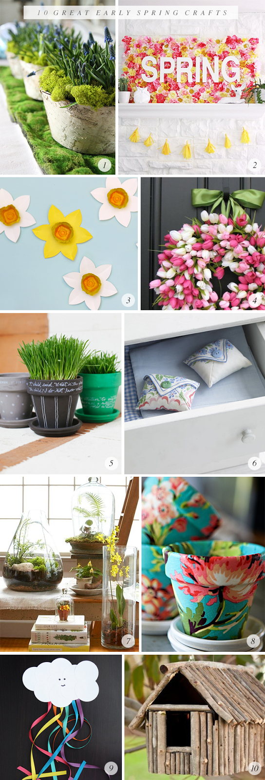 Bubby and Bean ::: Living Creatively: 10 Great Early Spring Craft Projects