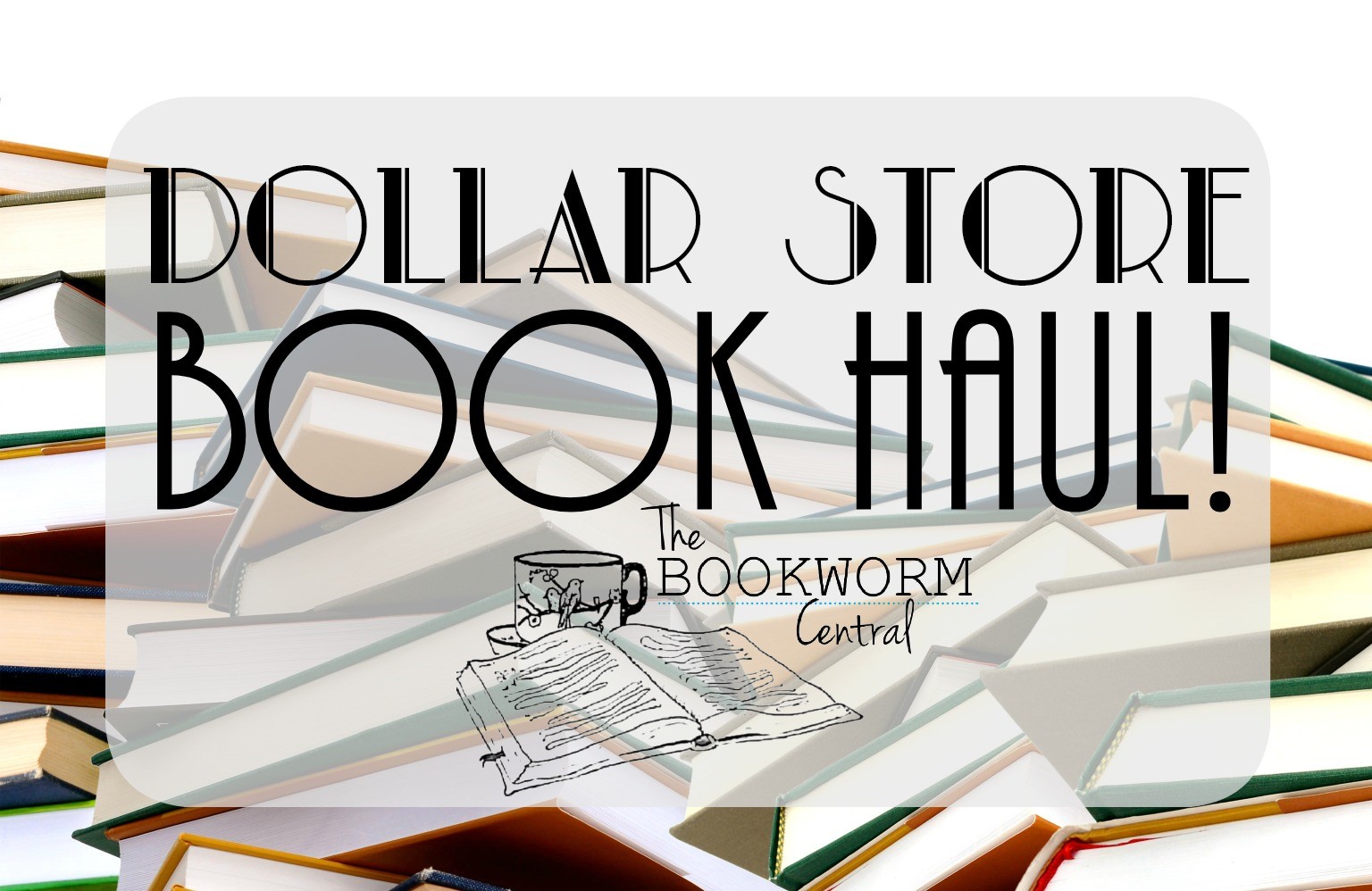 The Bookworm: Dollar Store Book Haul!