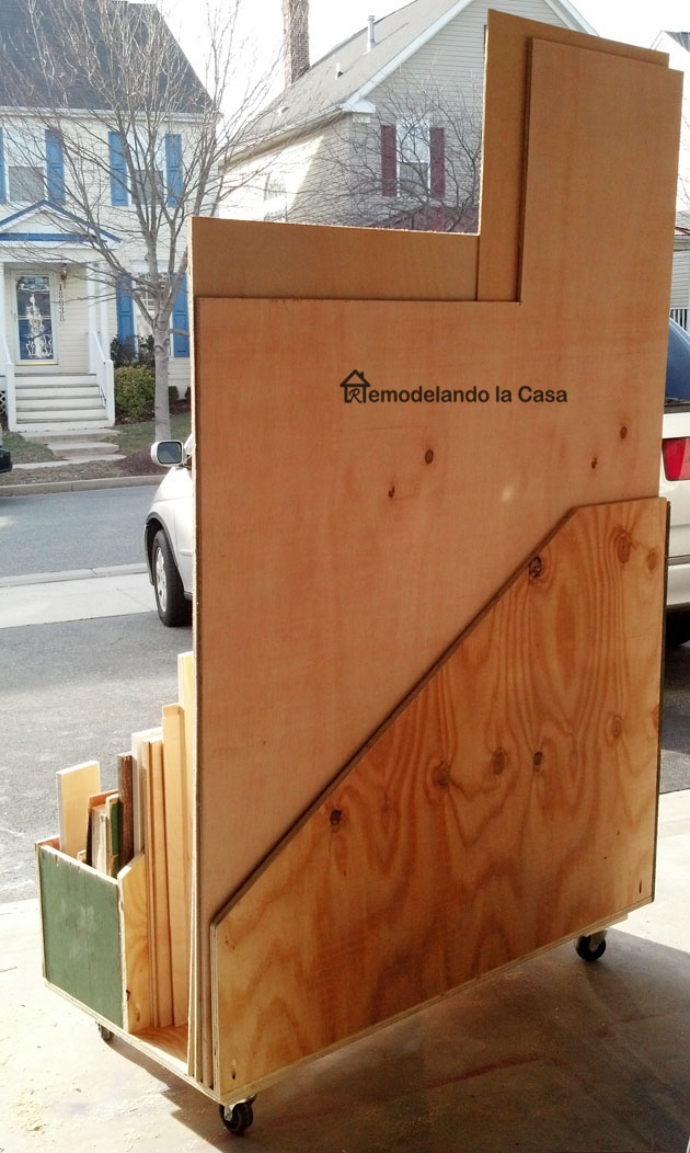 DIY Scrap Wood Cart - Remodelando la Casa