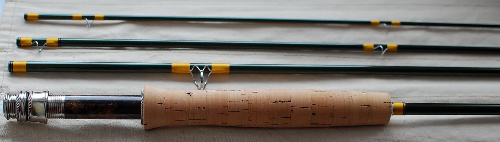 Handcrafted graphite and fiberglass fly rods: Sage Z-Axis 586-4. Work ...