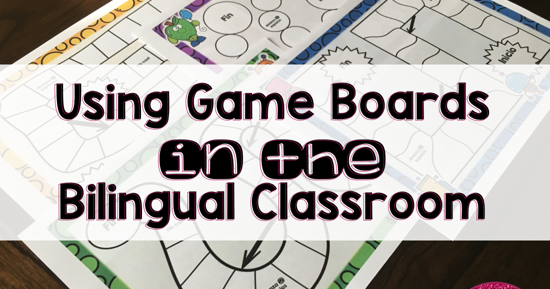 M&M Bilingual: Game Boards in SPANISH