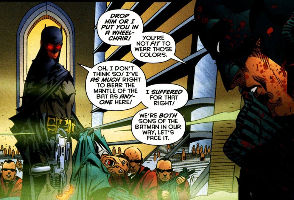 Here's another Robots Doing People Things I did recently of Batman...or ...