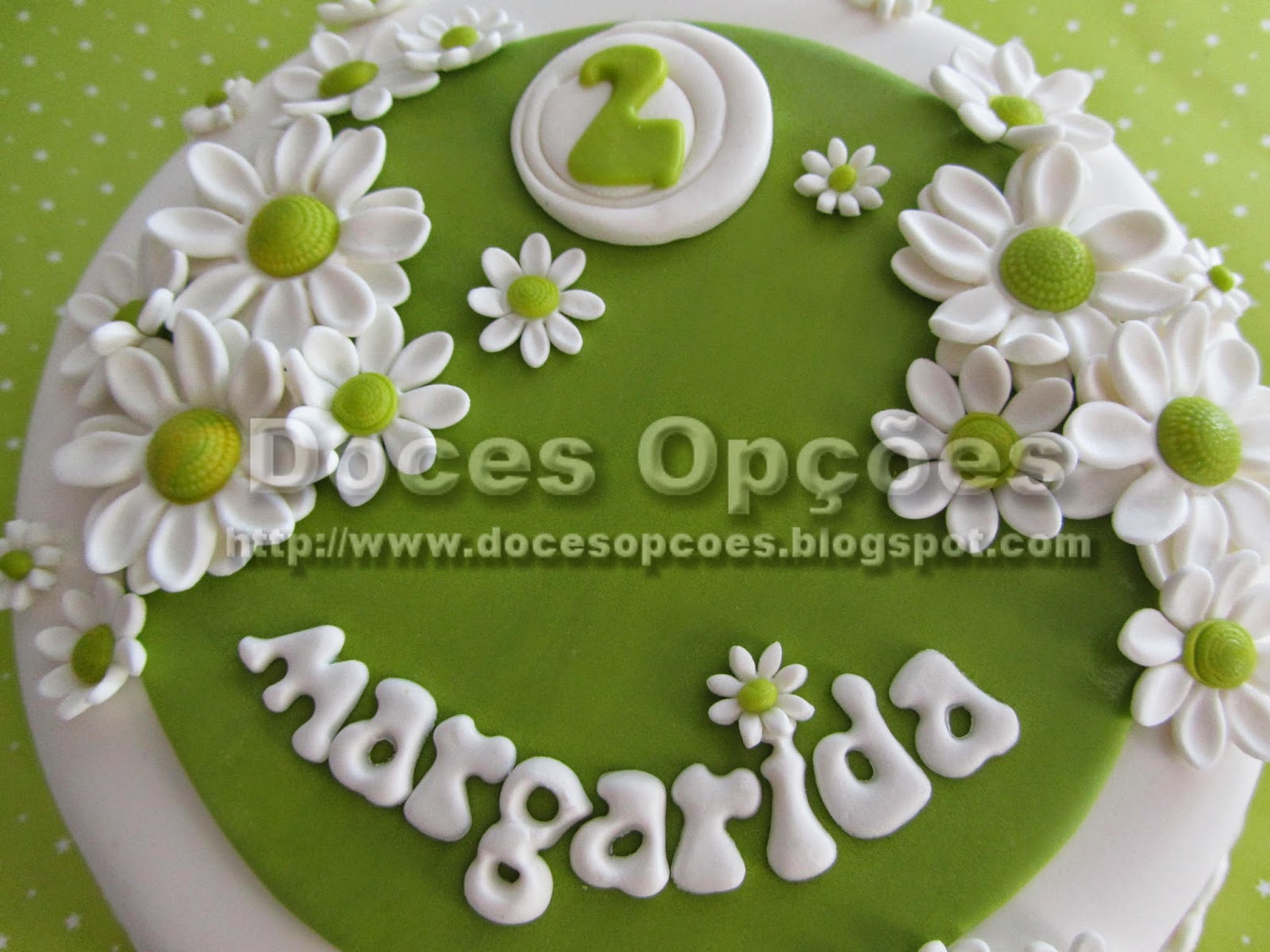 Doces Opções: Bolo de aniversário da Margarida