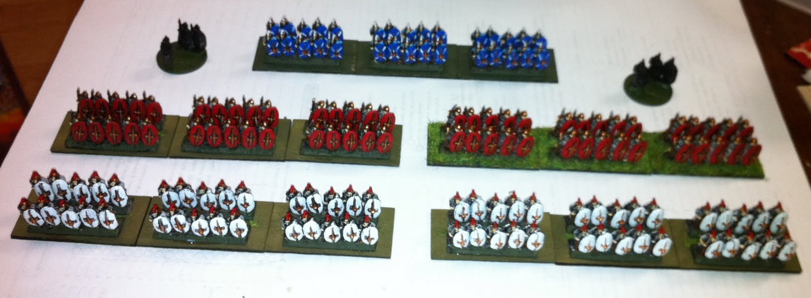 Armies in Antiquity: Completed 10mm Warmaster Romans!