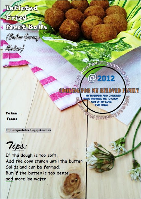 Widya Sri Rusdianti's Kitchen: INFLATED FRIED MEAT BALLS (BAKSO GORENG ...