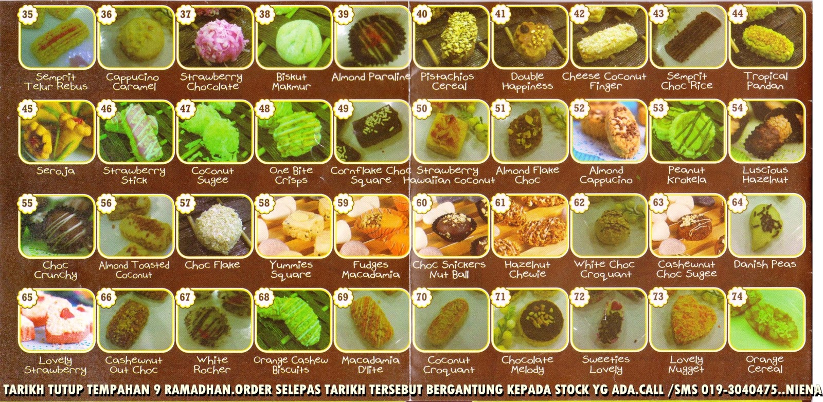 MsNiena Baker'sWorld: KATALOG & PRE ORDER BISKUT RAYA 2013