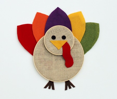Gwenny Penny: Embroidery Hoop Turkey Tutorial