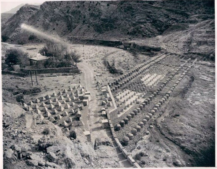 History of Pashtuns: Dragons' Teeth," Tank-traps in the Khyber Pass