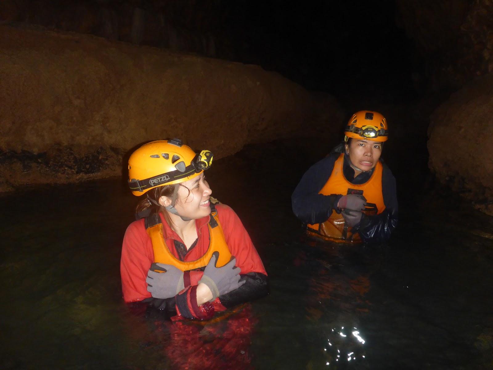 This area had the coldest water we've been in so far.