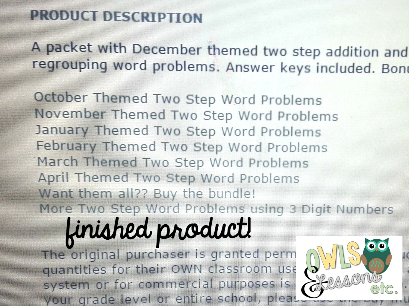 How to Link Other Products in Your TPT Store - Owls & Lessons, Etc.