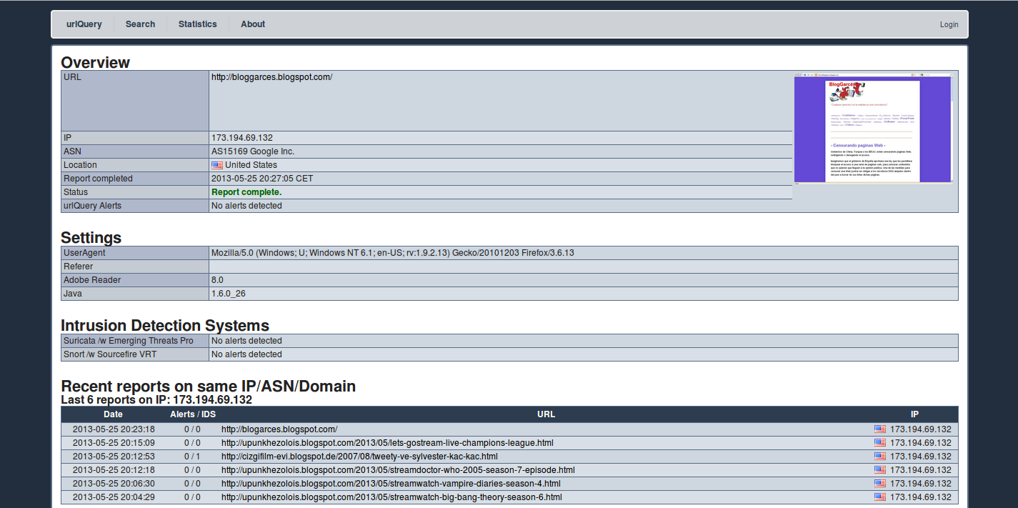 BlogGarcés: - Ayuda para la prueba y el análisis de direcciones URL