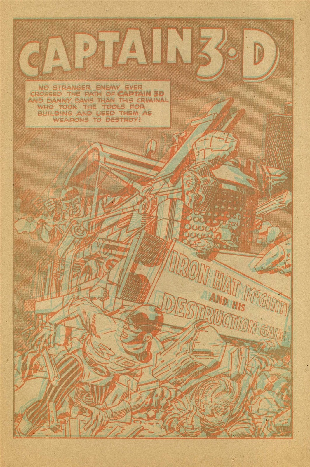 Saved From The Paper Drive: Comic Book Short Story~More Captain 3-D