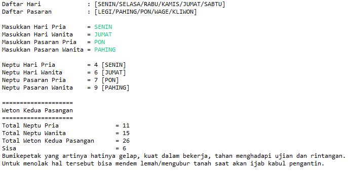 Kumpulan Kode Program Java (LENGKAP) | Suka-Suka Syarifah