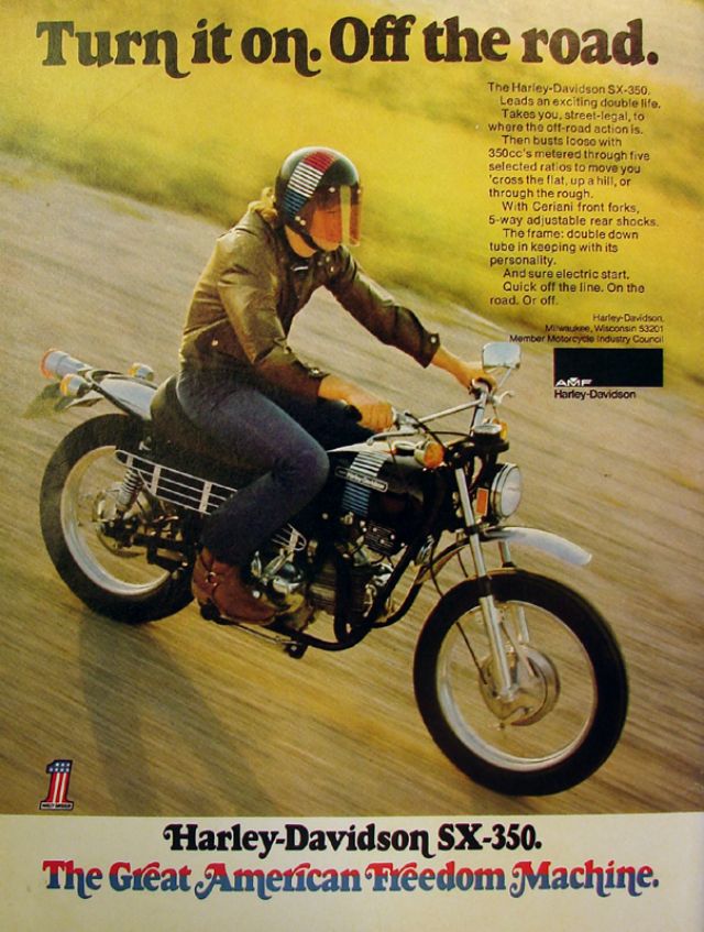 34 Wonderful Harley-Davidson Advertisements on Magazines During the ...