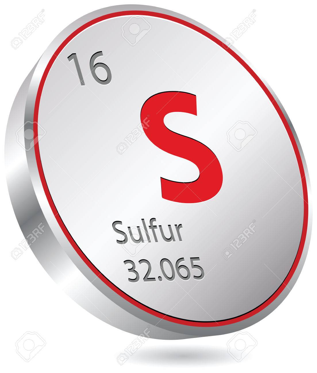 Heraldry of Life: 16.SULFUR - ART with S-chemical element symbols
