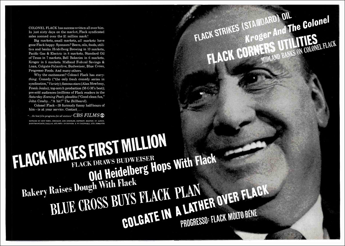 Thrilling Days of Yesteryear: Taking a little Flack