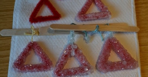 Highhill Homeschool: Growing Borax Crystals - Science Fair Project