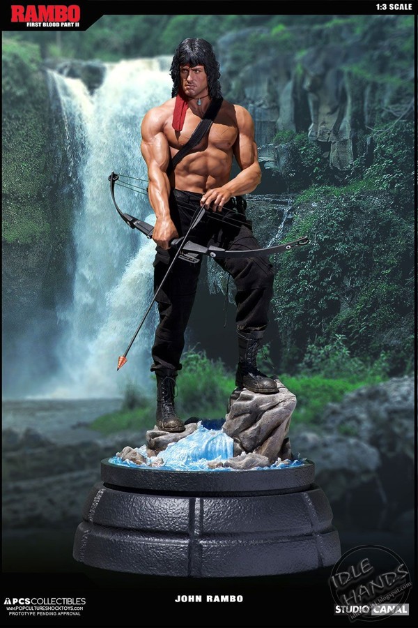 Idle Hands: Pop Culture Shock Collectibles' RAMBO 1:3 Scale Statue