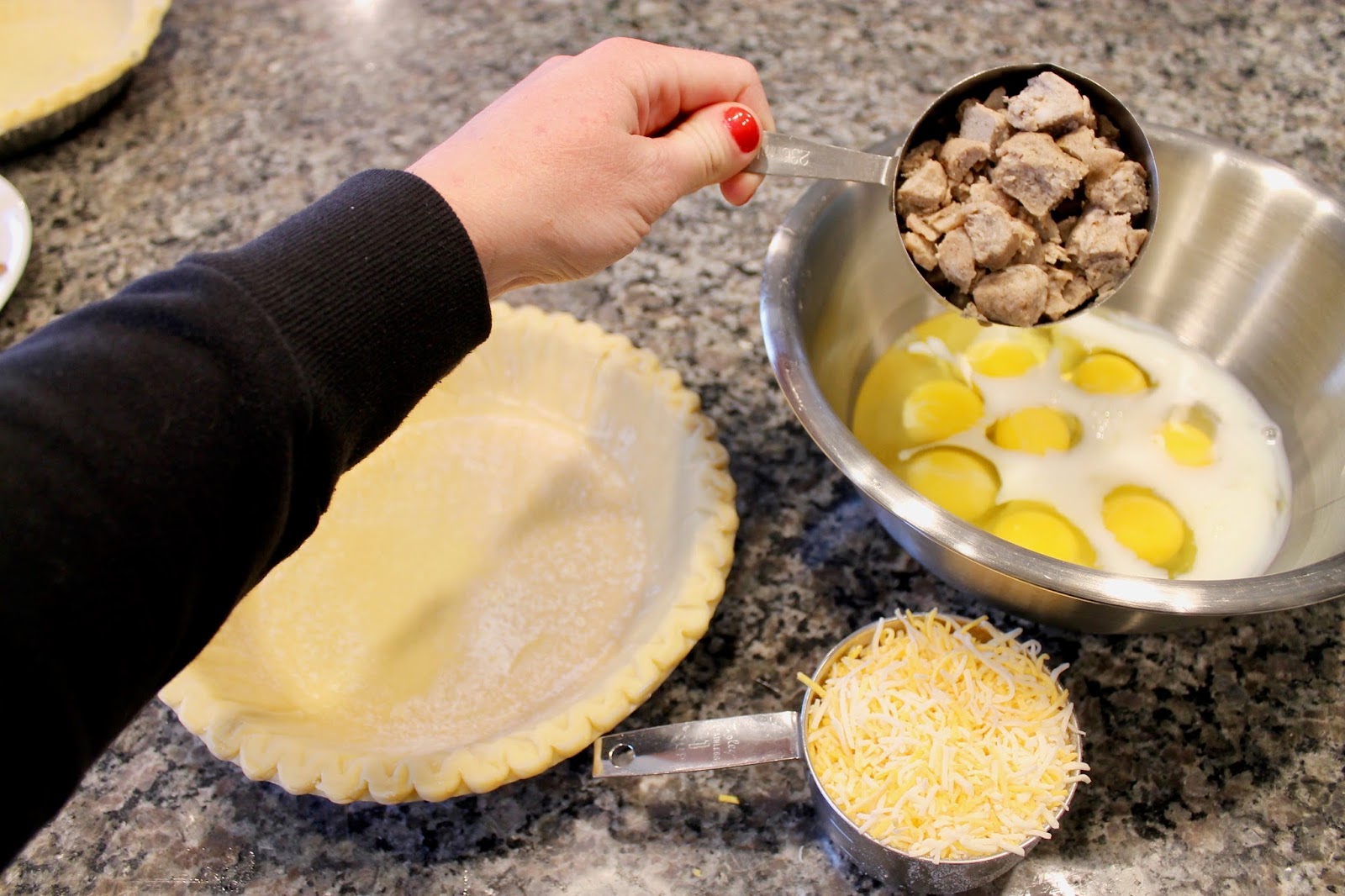 Make Now Serve Later Easy Quiche Recipe | Simple Purposeful Living