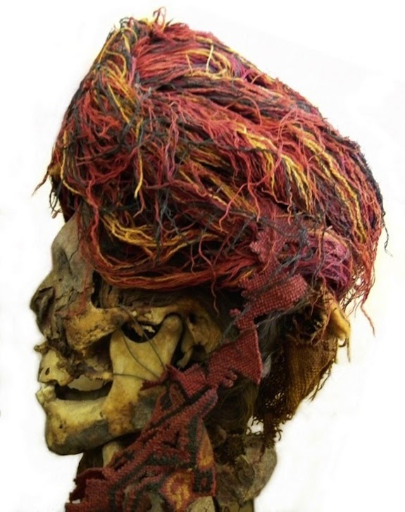 500 year old Inca mummy braids [575x860] : r/ArtefactPorn