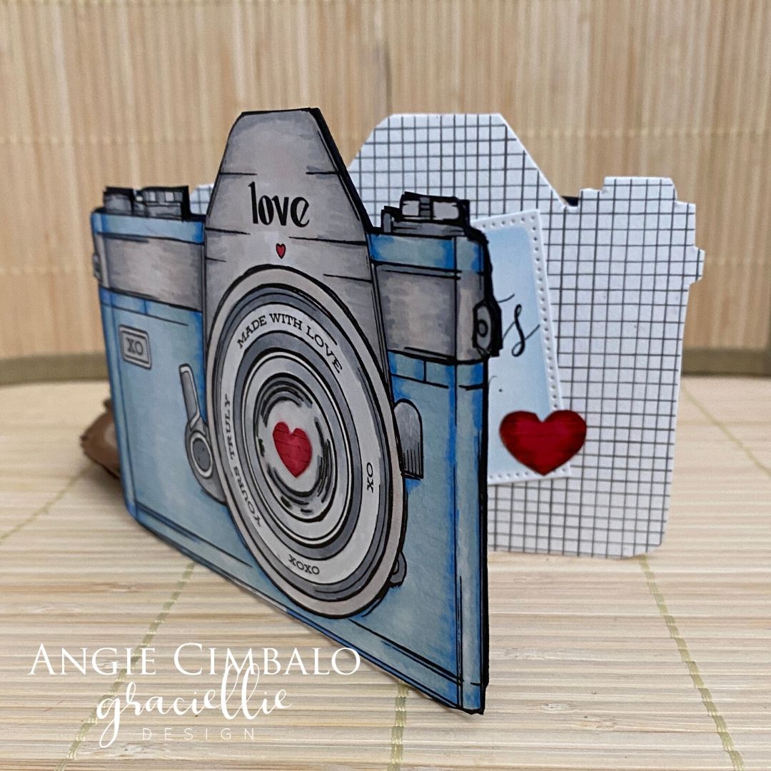Cimbacreativefun: Camera Shaped Card with Graciellie Design's Sweet ...