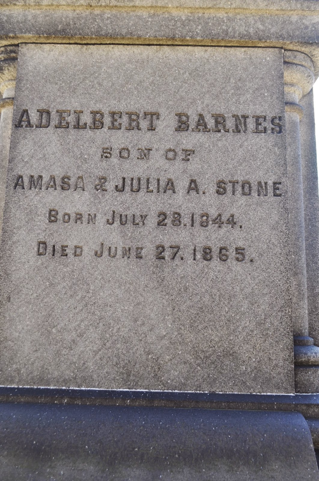 Amasa Stone - Ashtabula Train Disaster - Chestnut Gove Cemetery - Lake ...