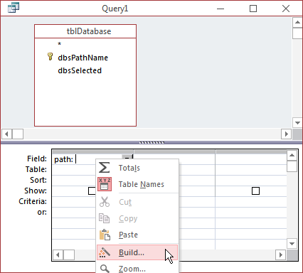 Memahami Apa Itu Expression Builder di Access - Access Terapan