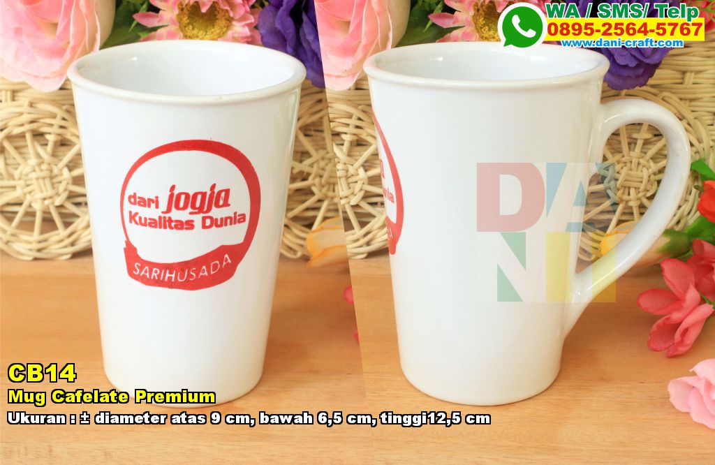 Mug Cafelate Premium | Souvenir Pernikahan