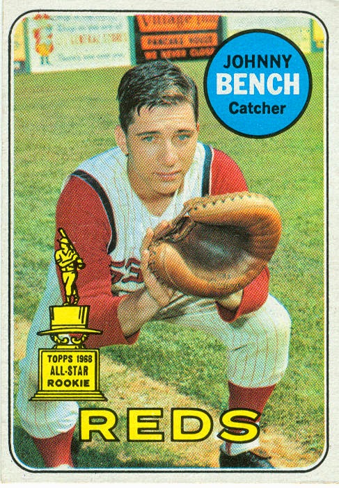 1969 Topps Baseball: Johnny Bench (#95)