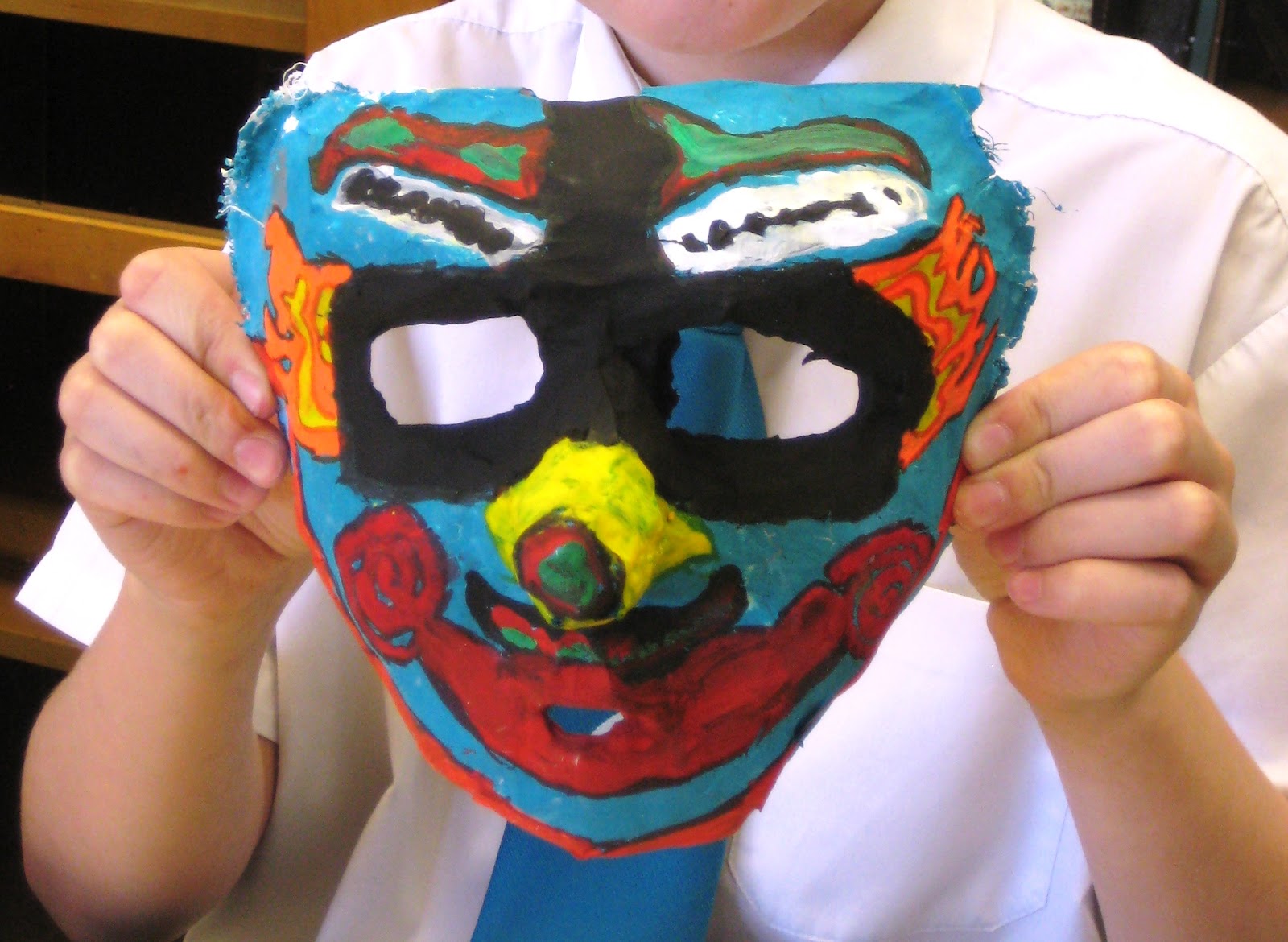 Student Artwork: Year 7 Mask Project