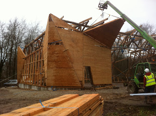 Timber Frame Blog: The Big Shed ,Hooke park