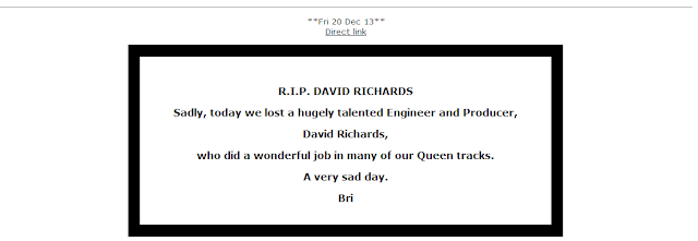 S@turns Blog: RIP David Richards